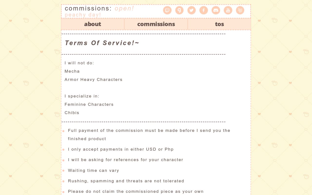 terms of service